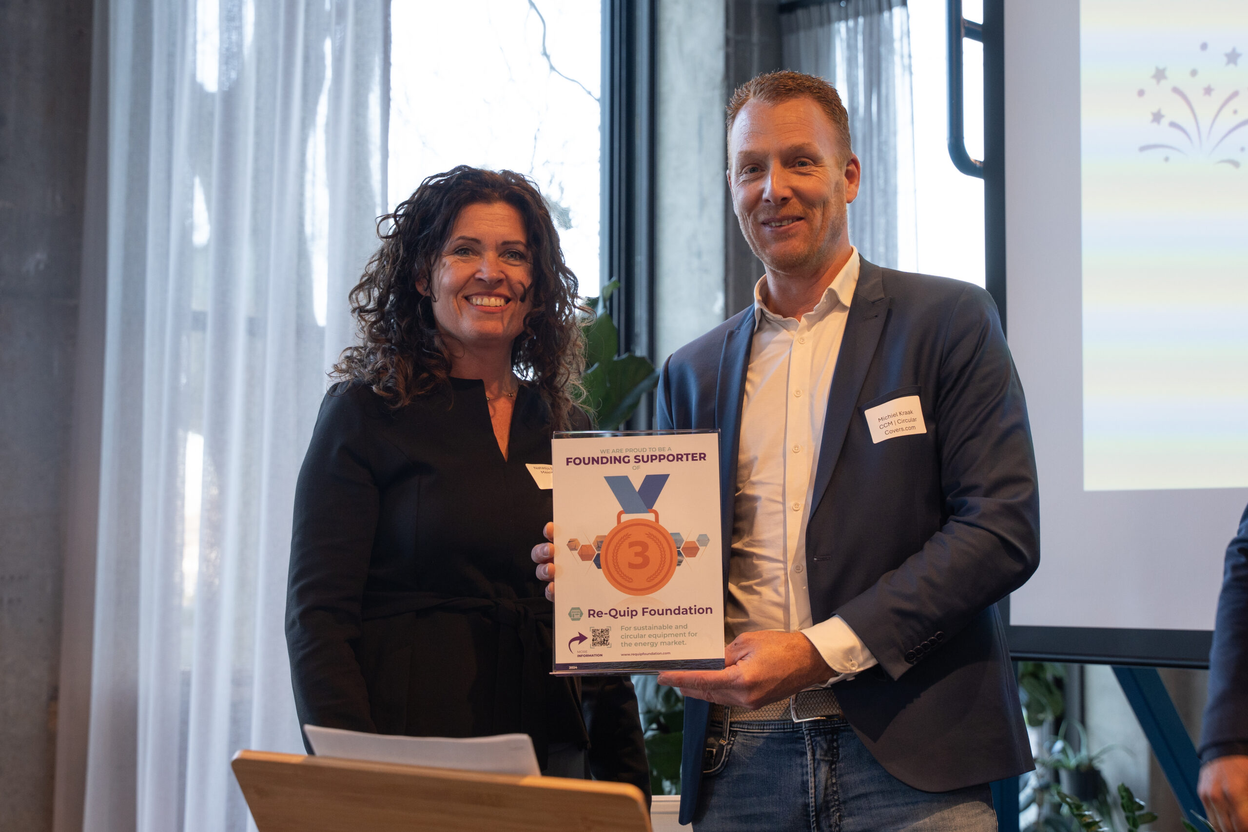 Founding Supporter of the Re-Quip Foundation - Circular Covers